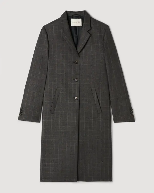 Veronica De Piante Blake Plaid Suiting Coat