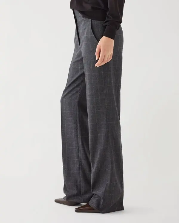 Veronica De Piante Avery Plaid Trousers
