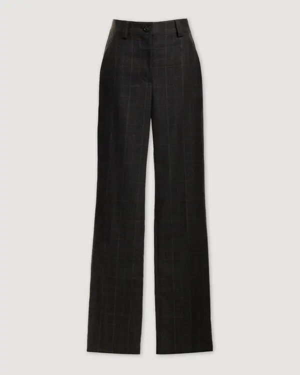 Veronica De Piante Avery Plaid Trousers