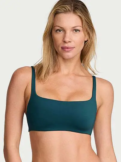 Victoria's Secret Body Victoria Luxe Contour Scoop Lightly Lined Bra - Blue