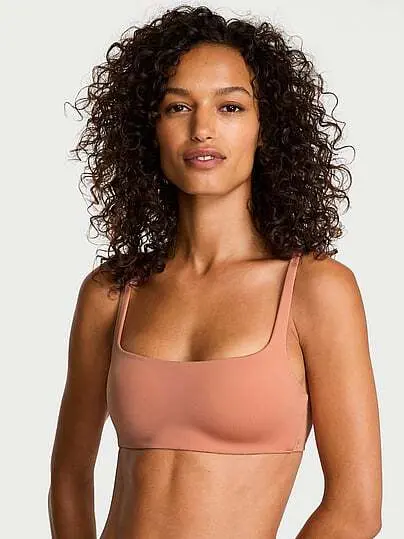 Victoria's Secret Body Victoria Luxe Contour Scoop Lightly Lined Bra - Brown