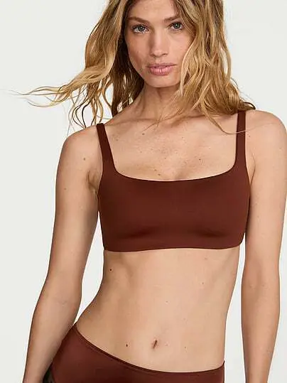 Victoria's Secret Body Victoria Luxe Contour Scoop Lightly Lined Bra - Brown