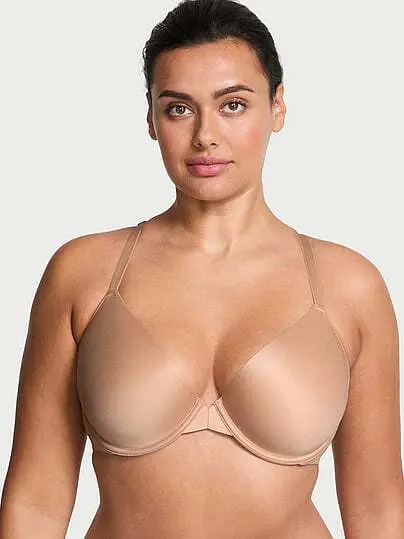 Victoria's Secret Body Victoria Ultra Lightly Lined Front-close Demi Bra - Beige