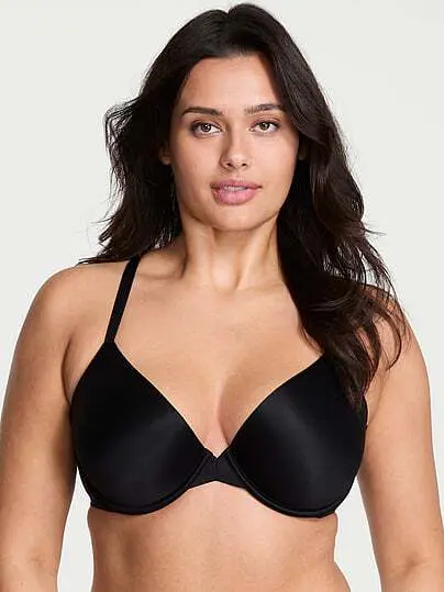 Victoria's Secret Body Victoria Ultra Lightly Lined Front-close Demi Bra - Black