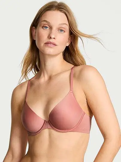 Victoria's Secret Body Victoria Ultra Lightly Lined Front-close Demi Bra - Brown