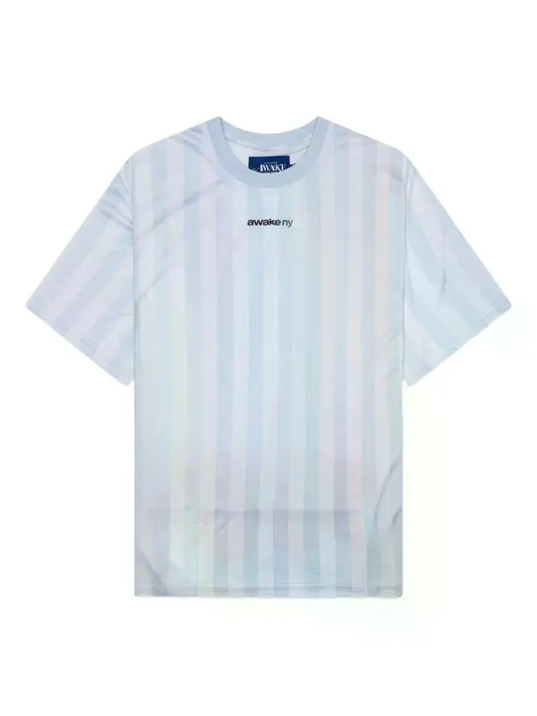 AWAKE NY Stripe-print T-shirt