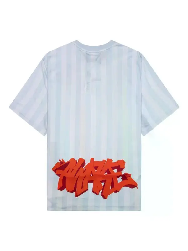 AWAKE NY Stripe-print T-shirt