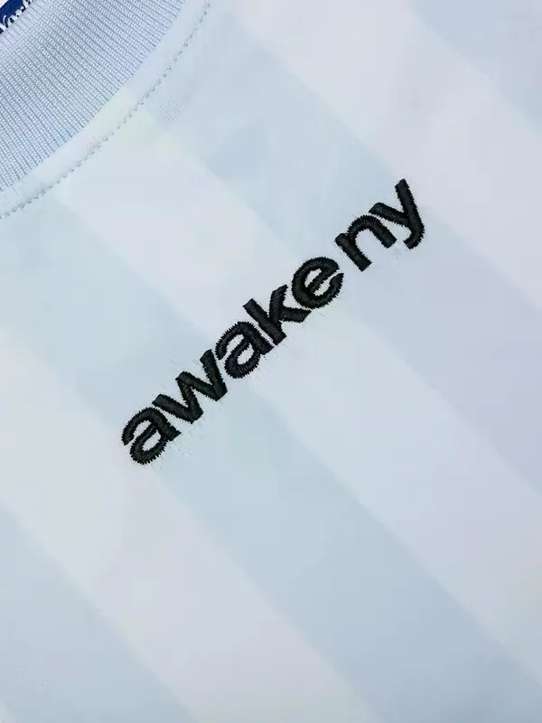 AWAKE NY Stripe-print T-shirt