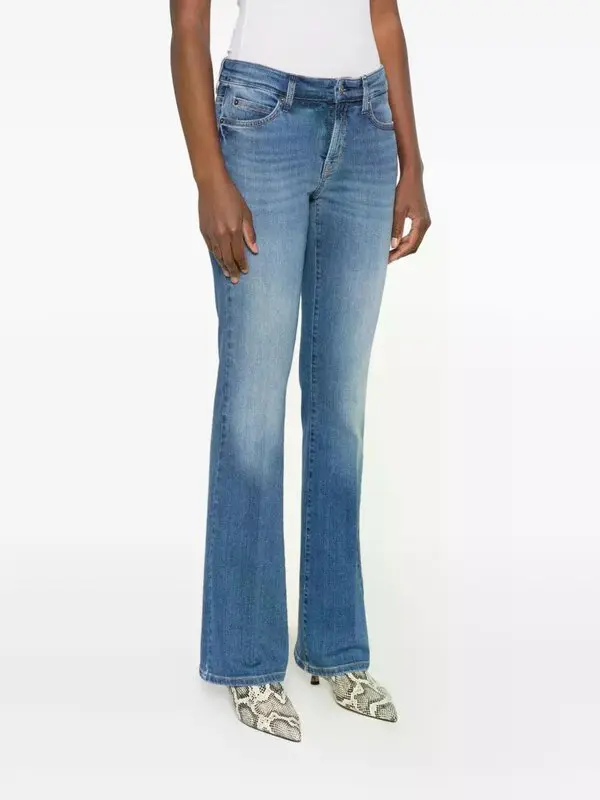 CAMBIO Paris Faded-wash Jeans - Blue