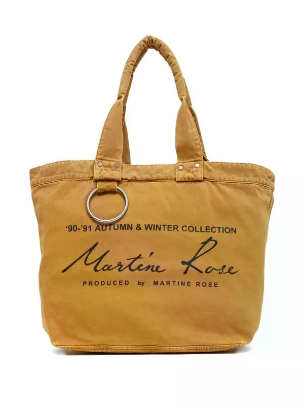 Martine Rose Ring-top Tote Bag - Brown