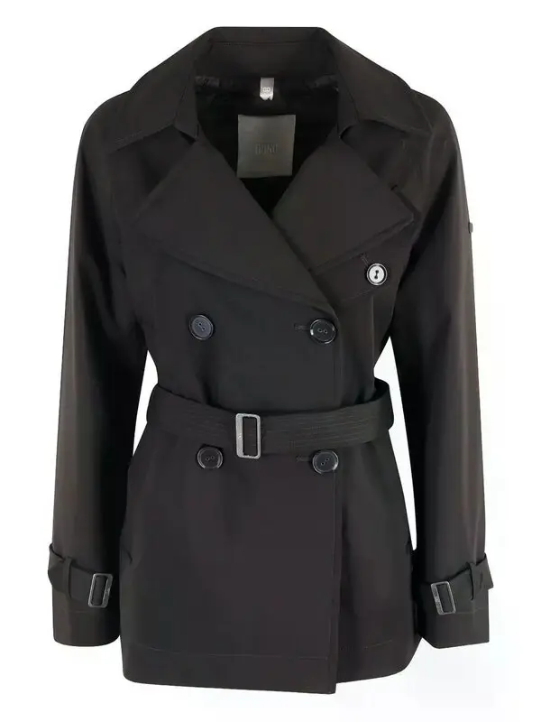 DUNO Belted Double-breasted Trench Coat