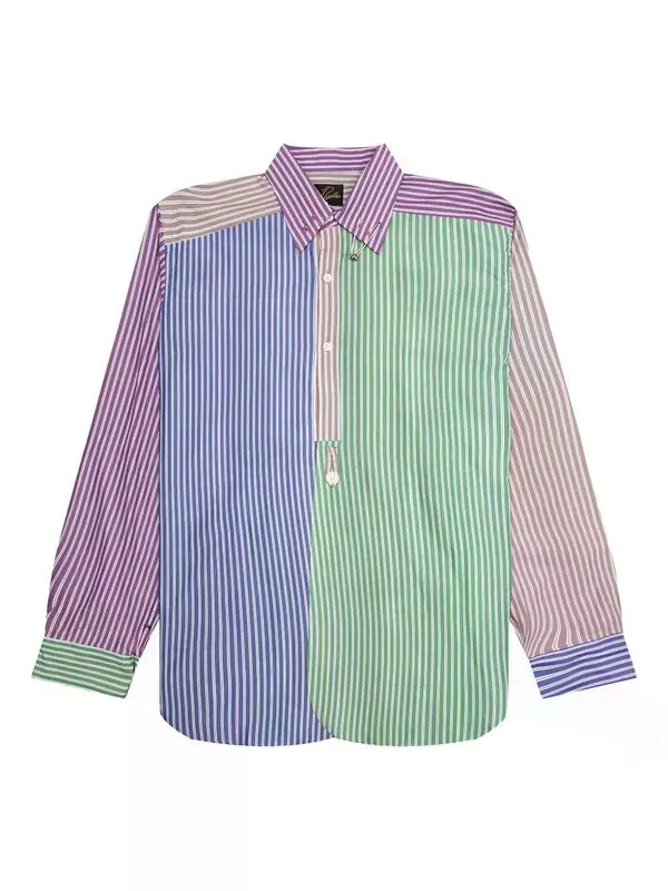 Needles Striped Panelled Shirt