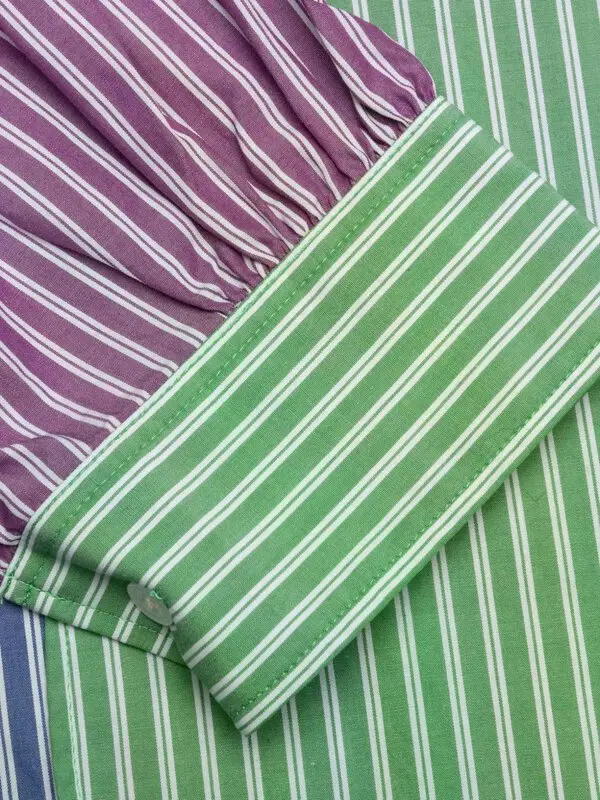 Needles Striped Panelled Shirt