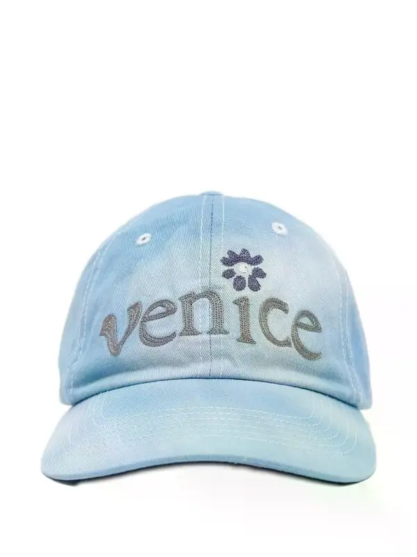 ERL Embroidered Cotton Cap - Blue