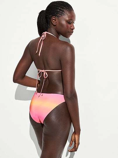 Victoria's Secret Archives Swim Toggle Bikini Bottom - Print