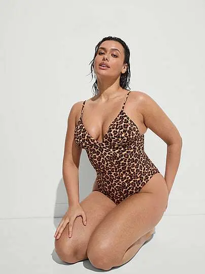Victoria's Secret Swim Essential Triangle One-piece Swimsuit - Print