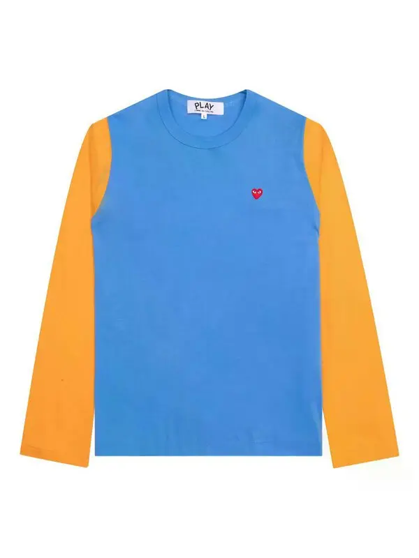 Play Comme Des Garcon Long-sleeve T-shirt - Blue
