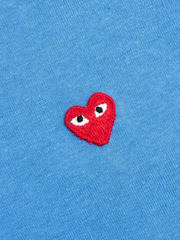 Play Comme Des Garcon Long-sleeve T-shirt - Blue
