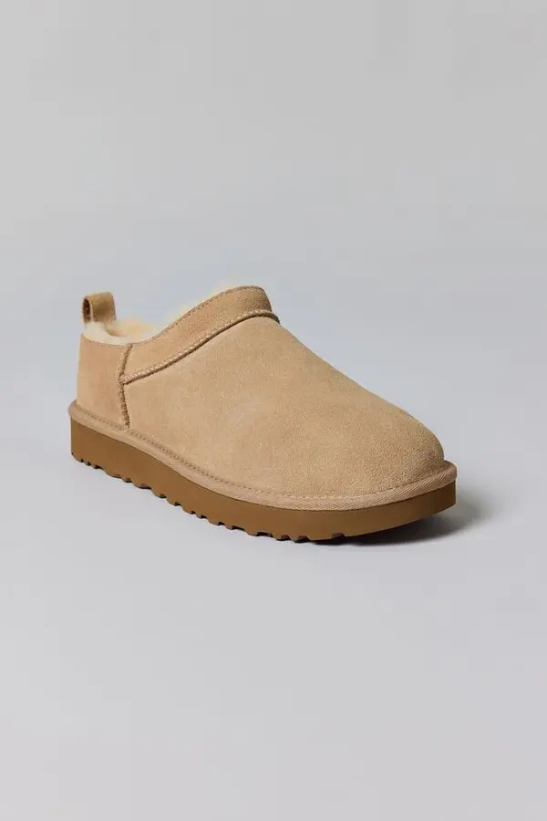 UGG Classic Micro Mini Suede Boots - Sand