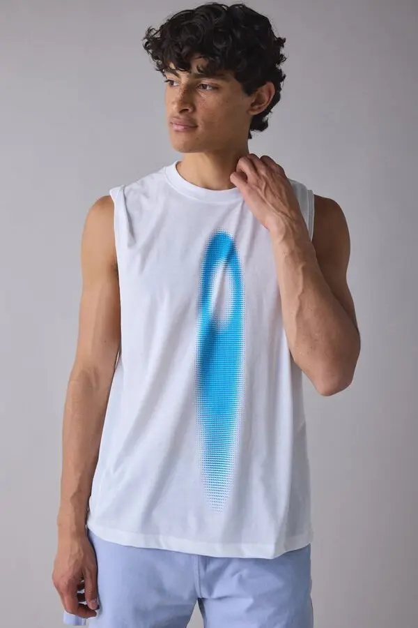 Oakley Ellipse Blur Graphic Tank Top - White