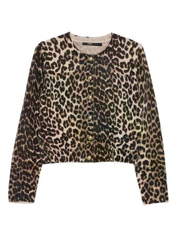 Seventy Leopard-print Button-up Cardigan