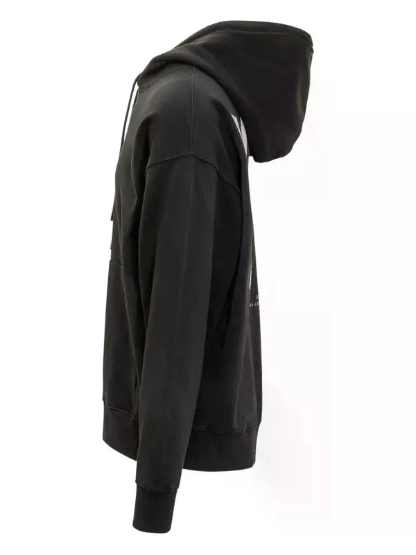 44 LABEL GROUP Logo-print Hoodie - Black