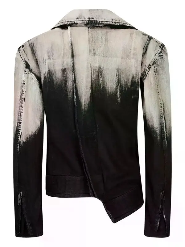 Yohji Yamamoto Ombré Biker Jacket