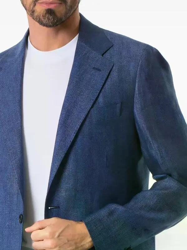 COLAMARINO Patch-pocket Linen Blazer