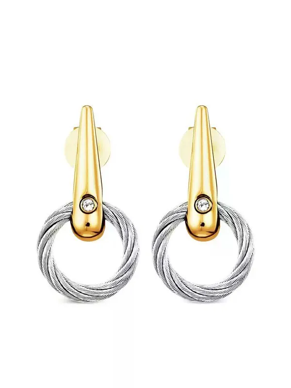 CHARRIOL Zen Extension Earrings - Gold