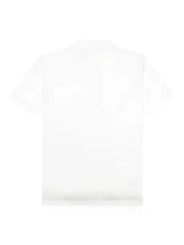 Play Comme Des Garcon X Invader Pixel-heart Polo Shirt - White