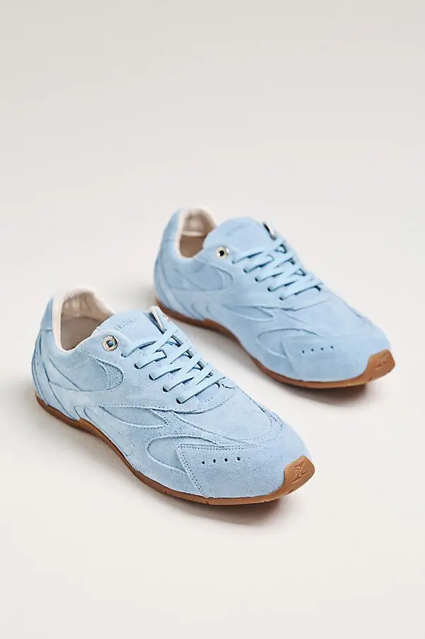 BRONX Myr-aa Suede Sneakers - Baby Blue