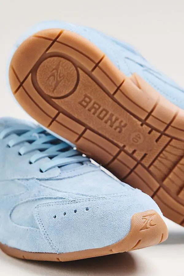 BRONX Myr-aa Suede Sneakers - Baby Blue