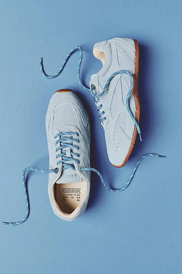 BRONX Myr-aa Suede Sneakers - Baby Blue