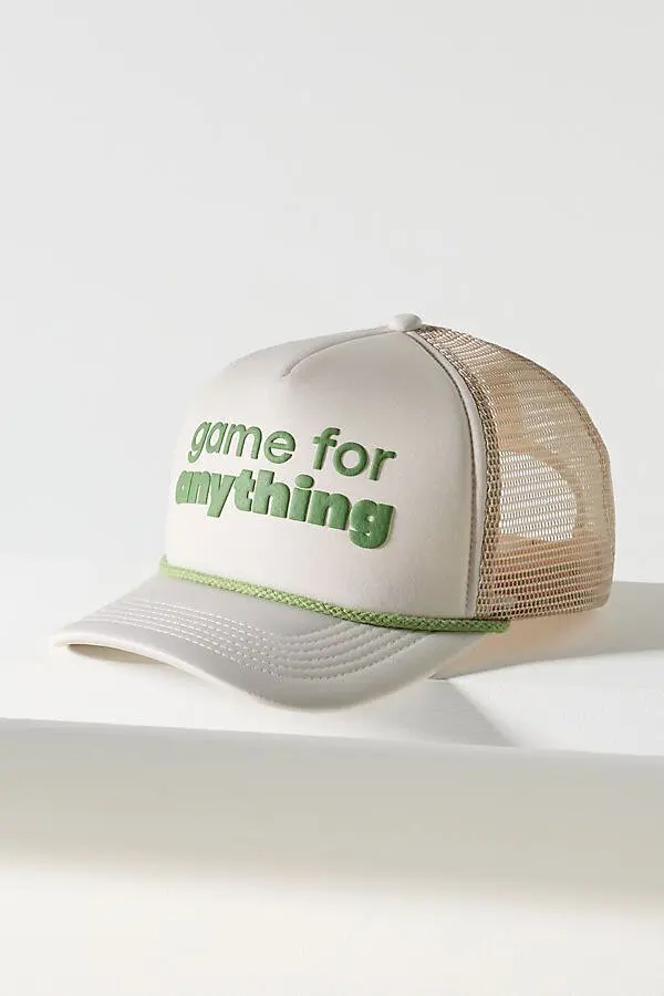 DAILY PRACTICE BY ANTHROPOLOGIE Trucker Hat - Game Tan