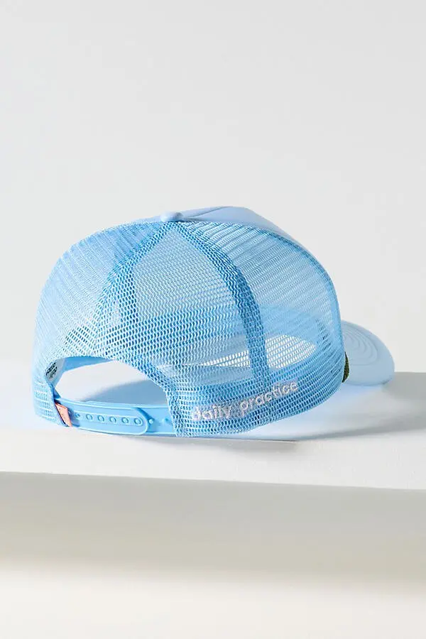 DAILY PRACTICE BY ANTHROPOLOGIE Trucker Hat - Moving Blue