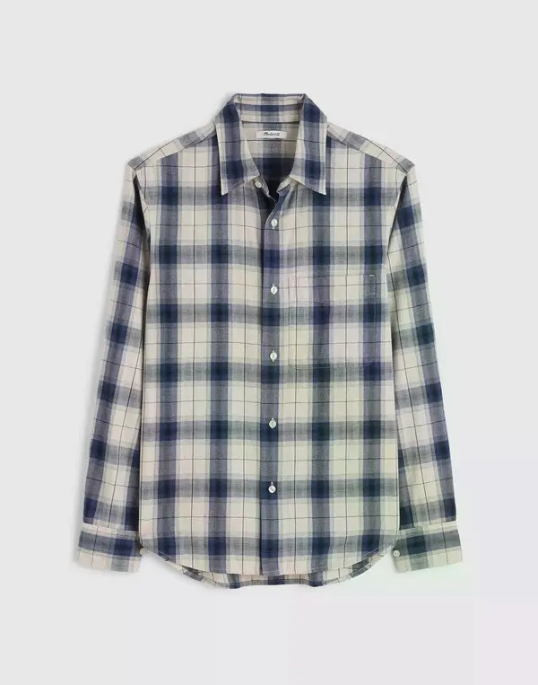 Madewell Lightweight Flannel Button-up Shirt
