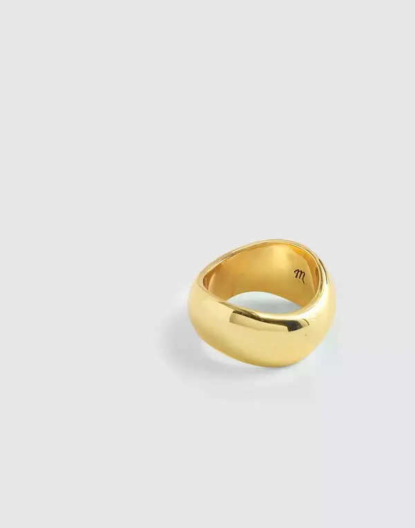 Madewell Sculpted Statement Ring - Antique Gold