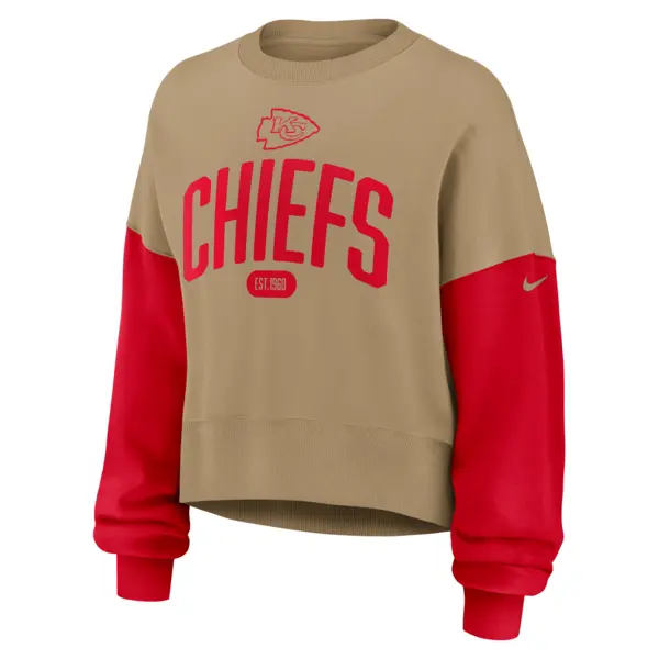 Nike Kansas City Chiefs Rewind Nfl Pullover Crew