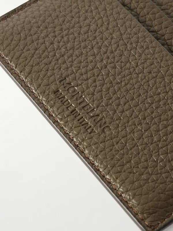Montblanc Full-grain Leather Cardholder - Green