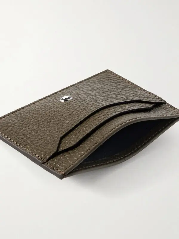 Montblanc Full-grain Leather Cardholder - Green