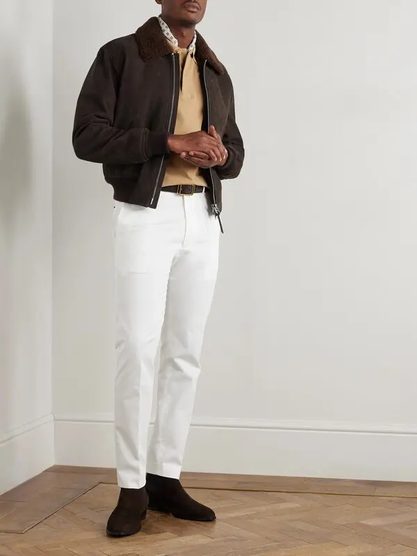 TOM FORD Shearling Bomber Jacket