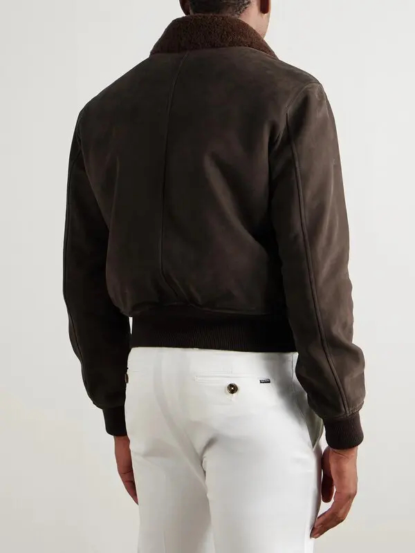 TOM FORD Shearling Bomber Jacket