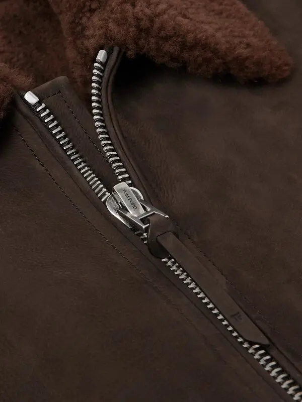 TOM FORD Shearling Bomber Jacket