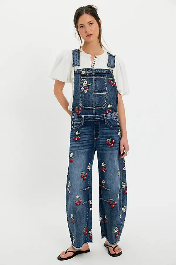 DRIFTWOOD Drfitwood Barbara Butterfly Overalls - Cherry On Top