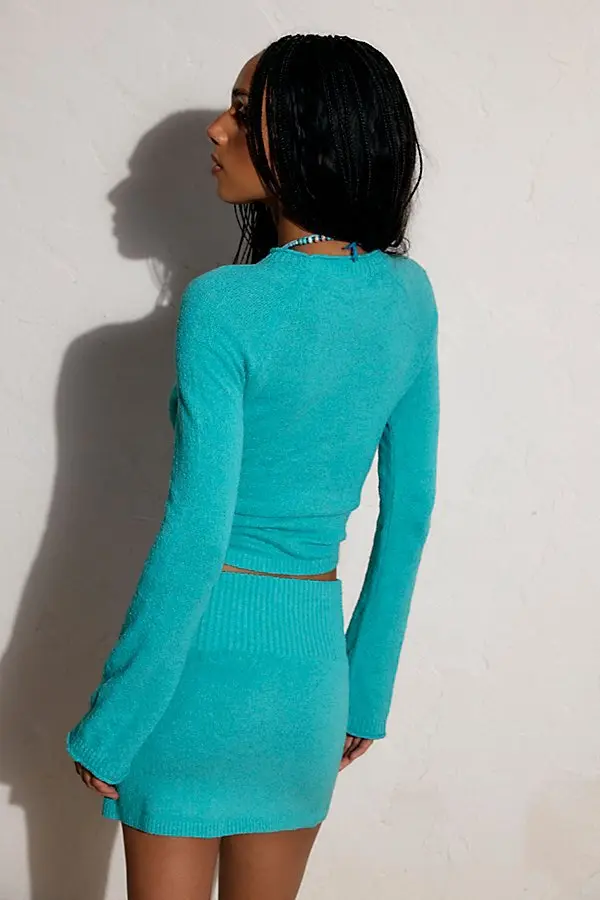 Free People Sweater Skirt Set - Ceramic