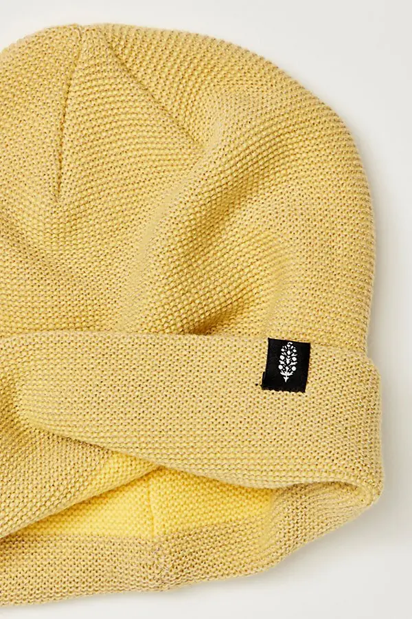 Free People Reflective Beanie - Sunlit Yellow
