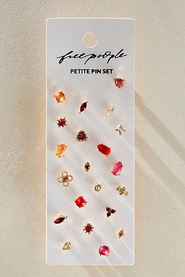 Free People Petite Pin Set - Red