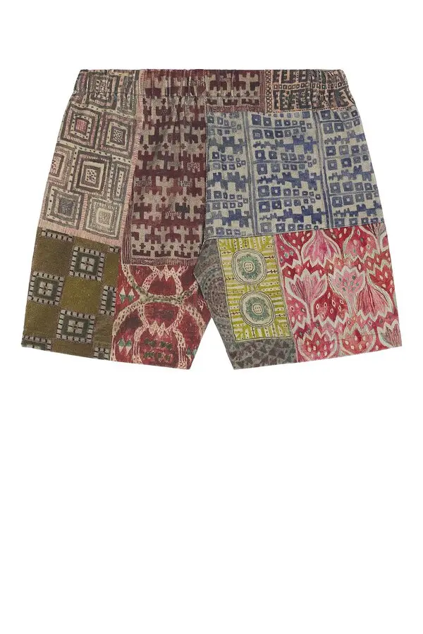 FOUND Watercolor Mosaic Work Shorts