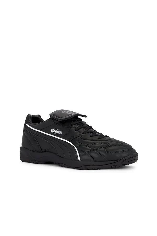 PUMA King Indoor Premium Sneakers - Puma Black & Puma White
