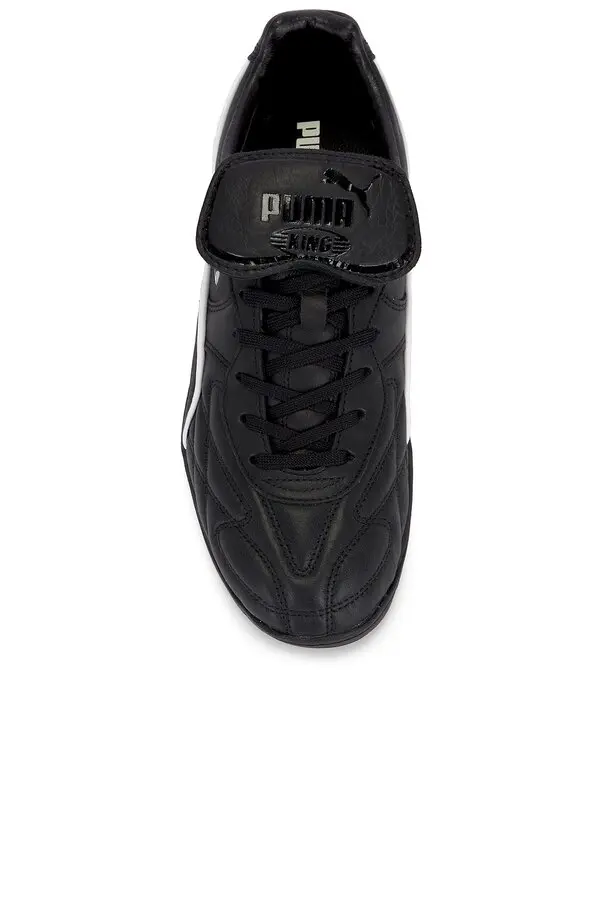 PUMA King Indoor Premium Sneakers - Puma Black & Puma White